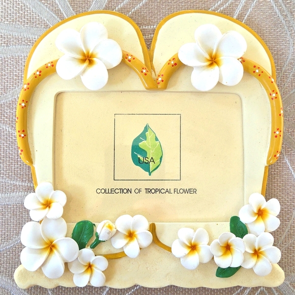 Accents | Hawaiian Plumeria Picture Frame | Poshmark